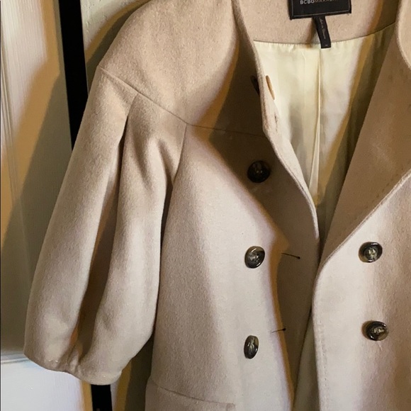 BCBGMaxAzria | Jackets & Coats | Bcbg Maxazria Double Breasted Wool ...